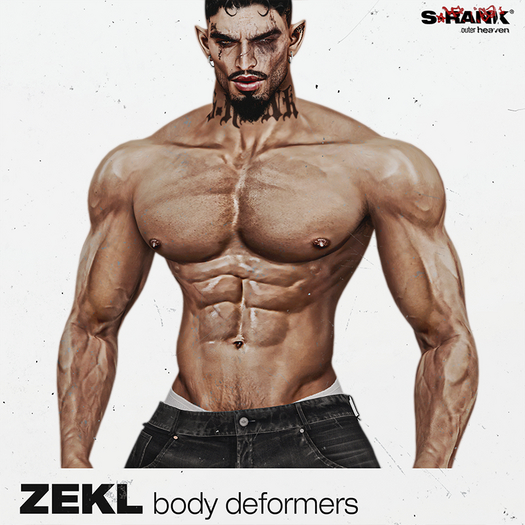 Second Life Marketplace - S-RANK "ZEKL" BODY DEFORMERS (2022)